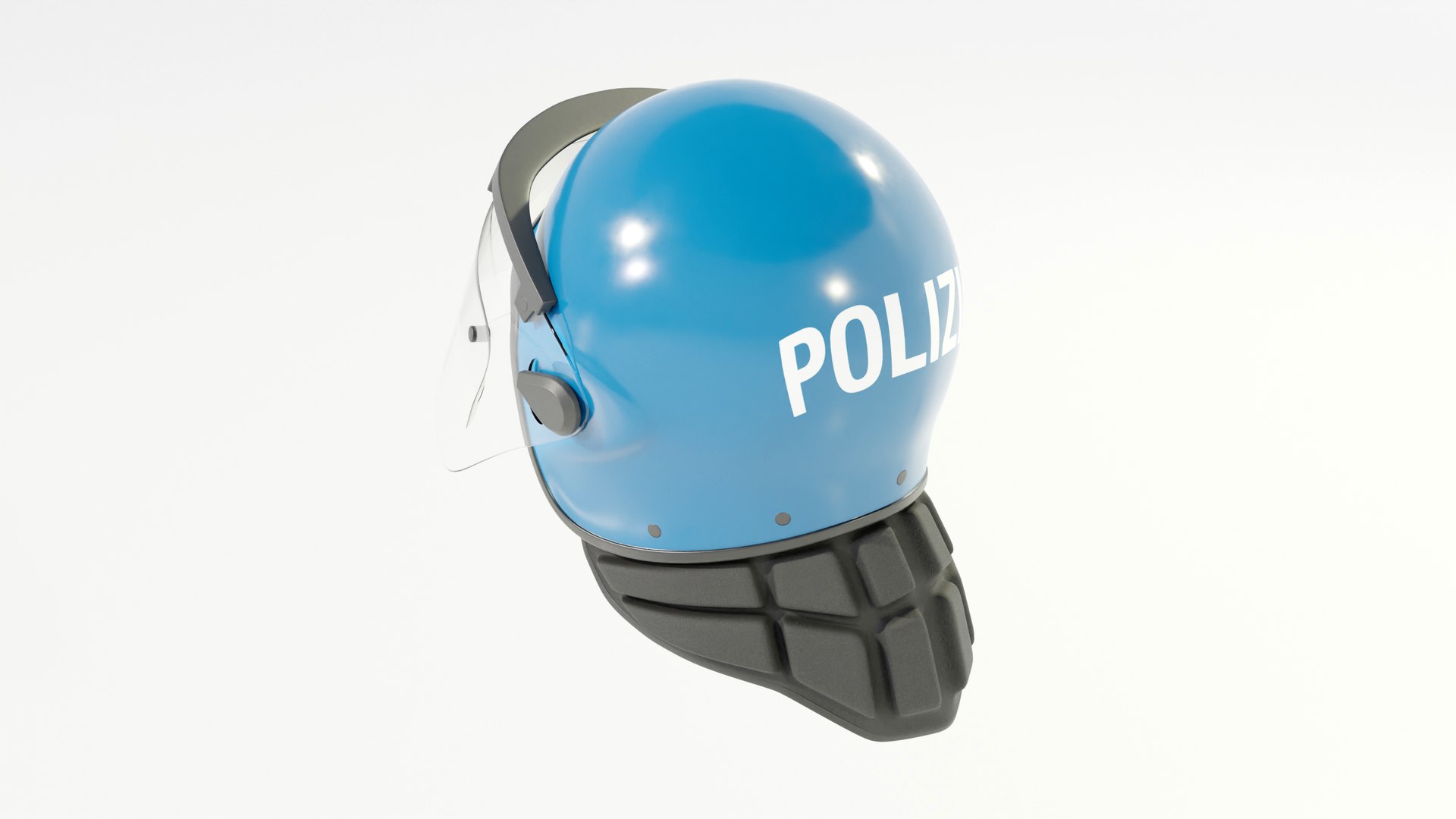 3D Italian Police Riot Helmet - TurboSquid 1747843