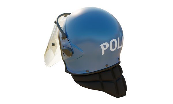 3D Italian Police Riot Helmet - TurboSquid 1747843