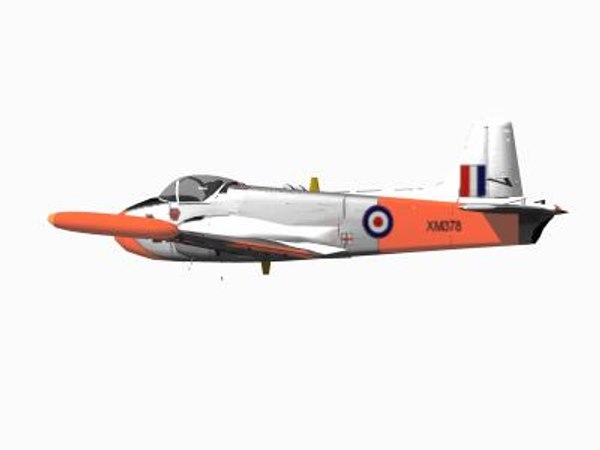 3d model hunting jet provost