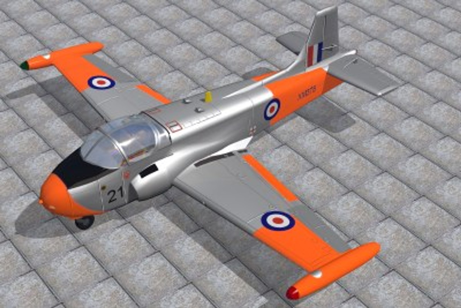 3d Model Hunting Jet Provost