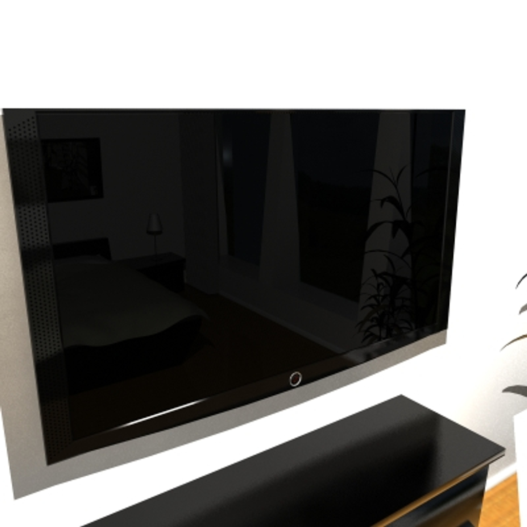 free lcd tv 3d model