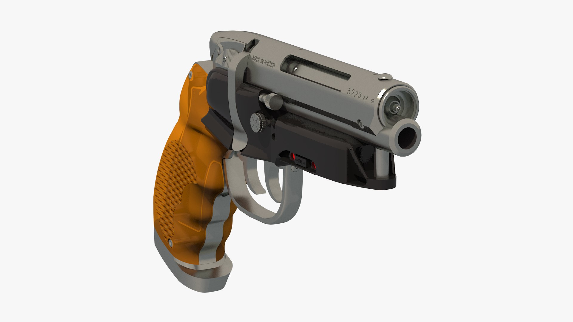 3d Model Blade Runners Blaster