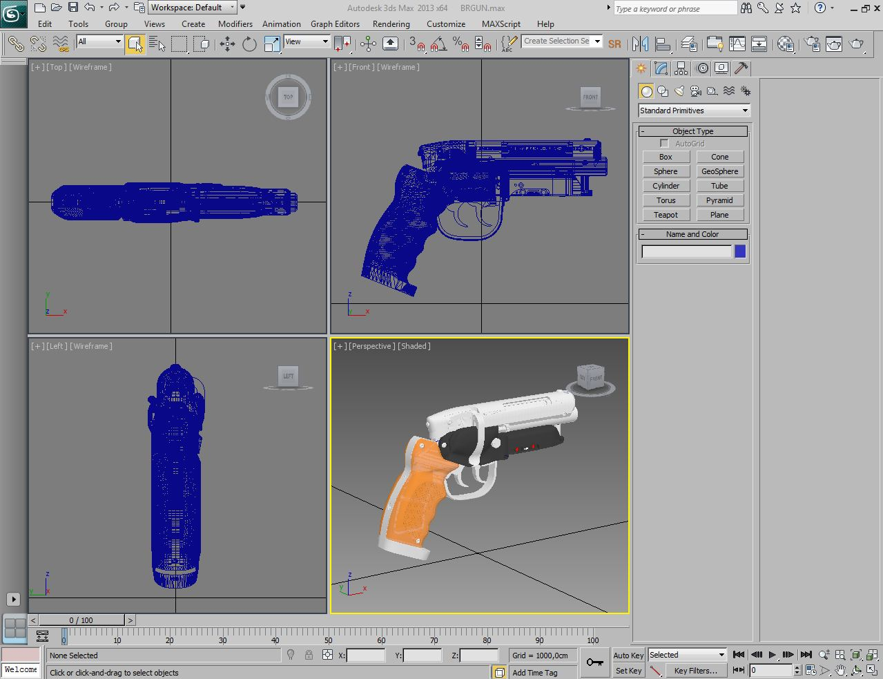 3d model blade runners blaster