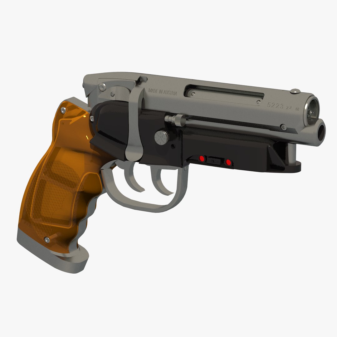 3d Model Blade Runners Blaster
