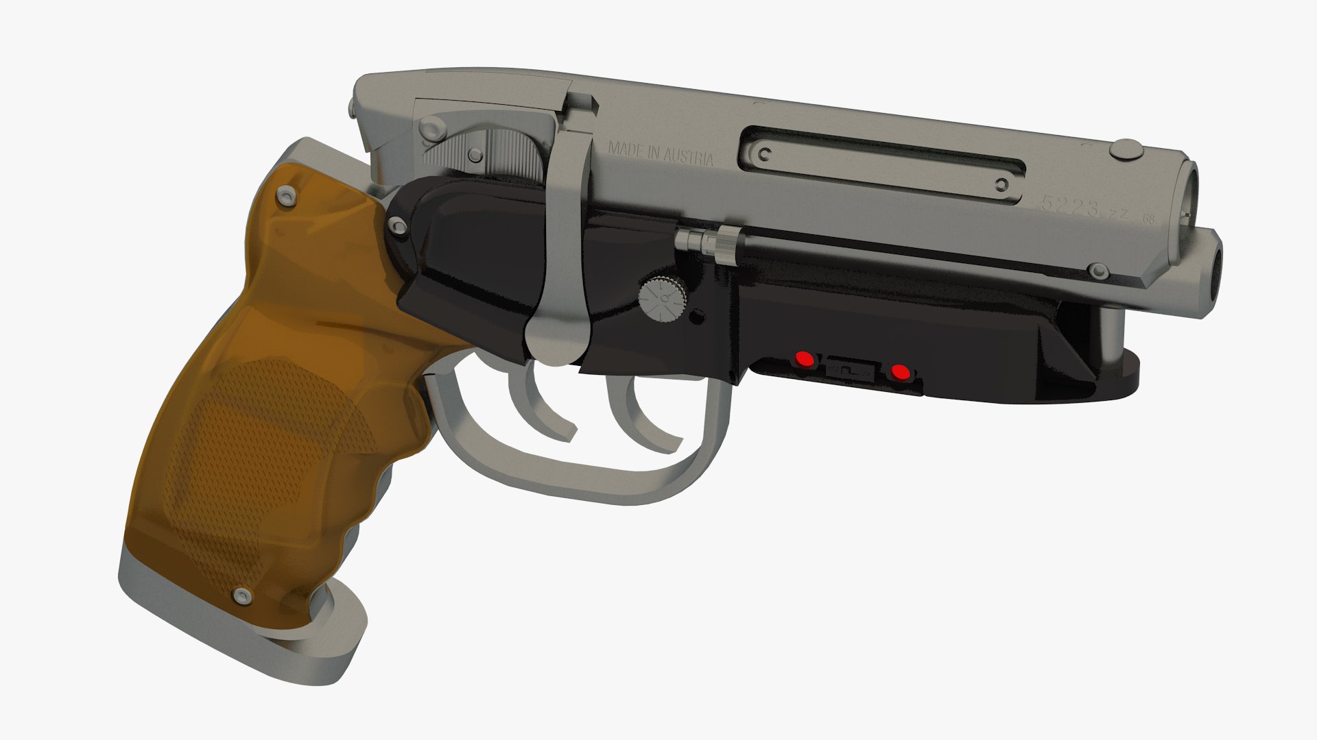3d Model Blade Runners Blaster