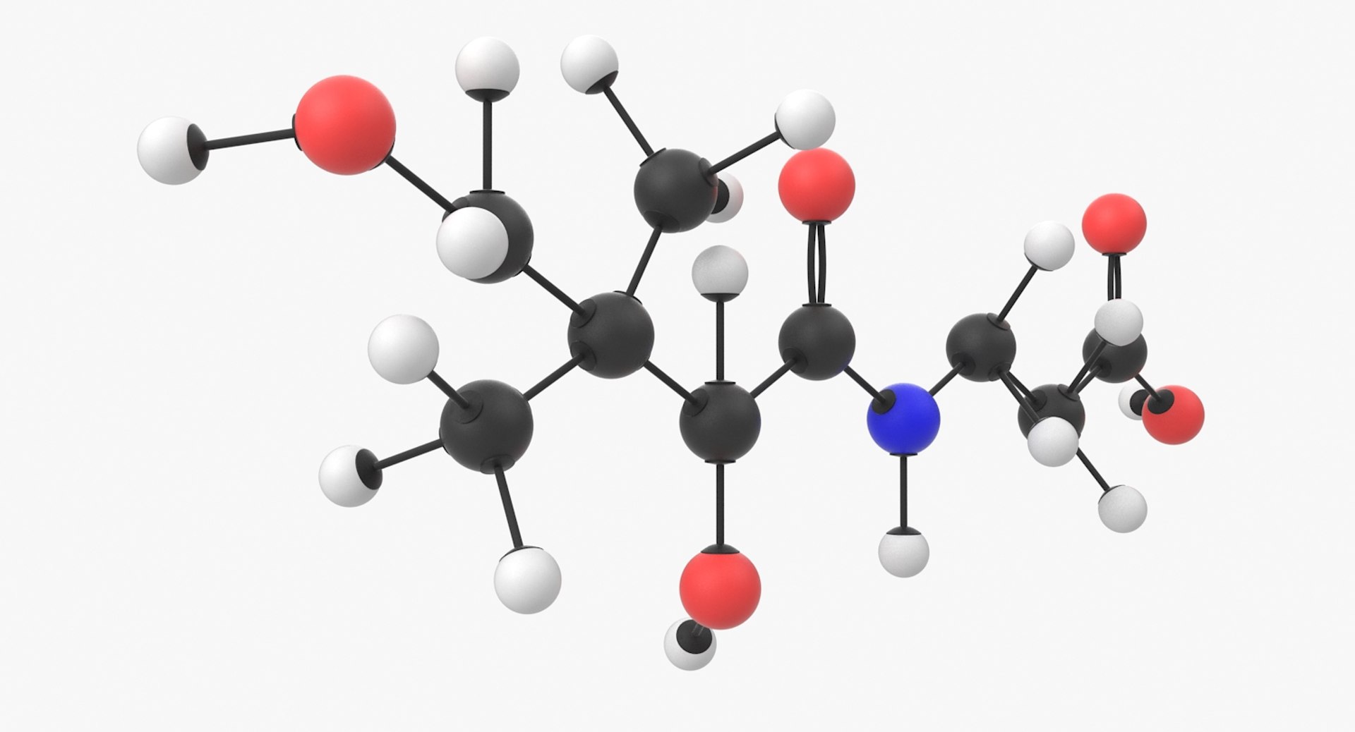 3D Vitamin B5 Molecule - TurboSquid 1423028