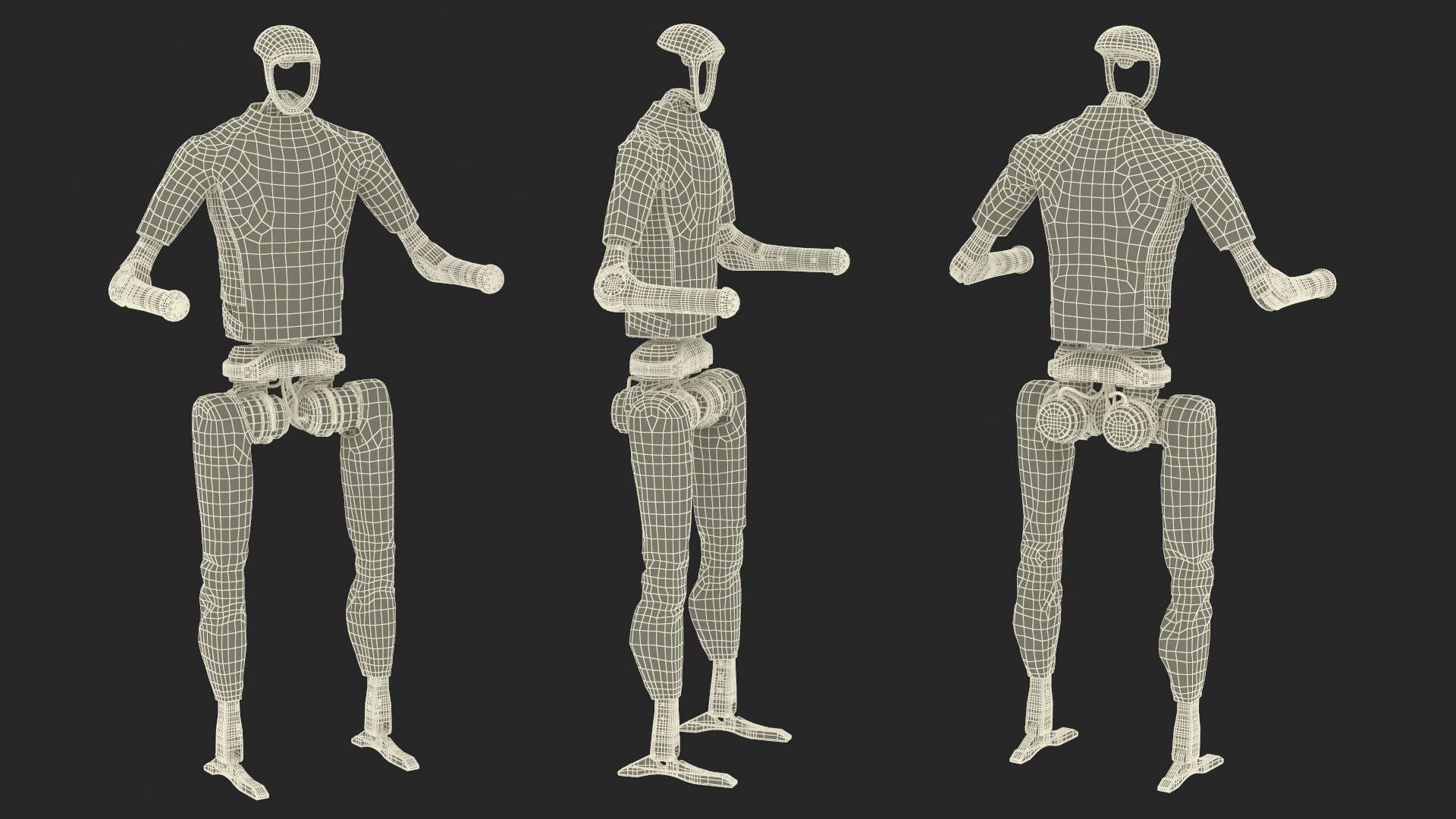 3D Autonomous Humanoid Robot Rigged - TurboSquid 2321628