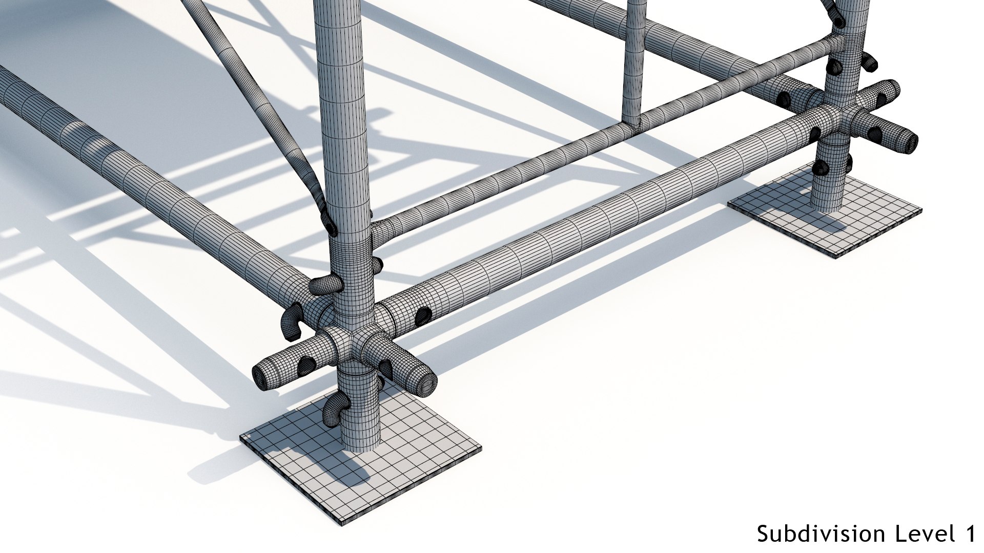 3D Scaffoldings Modular Industry Model - TurboSquid 1569767