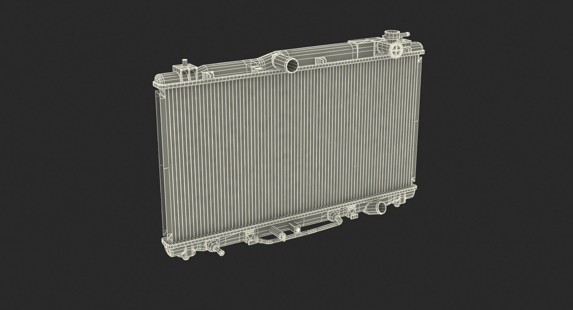 Motor Radiator 3D Model - TurboSquid 1303454
