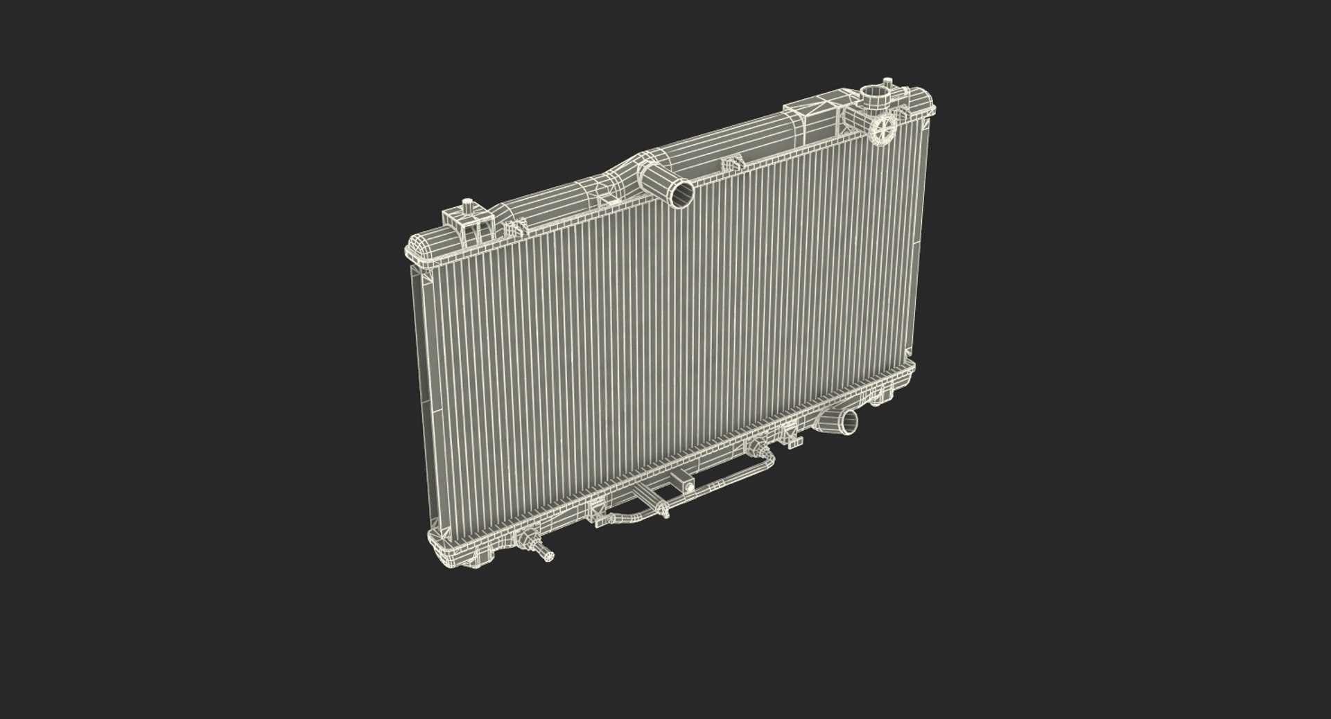 Motor Radiator 3D Model - TurboSquid 1303454