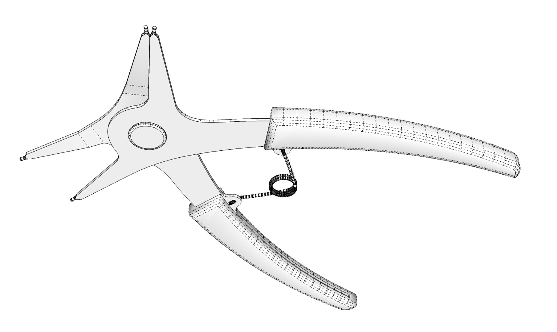 3D Pliers Circlip Model - TurboSquid 1660842