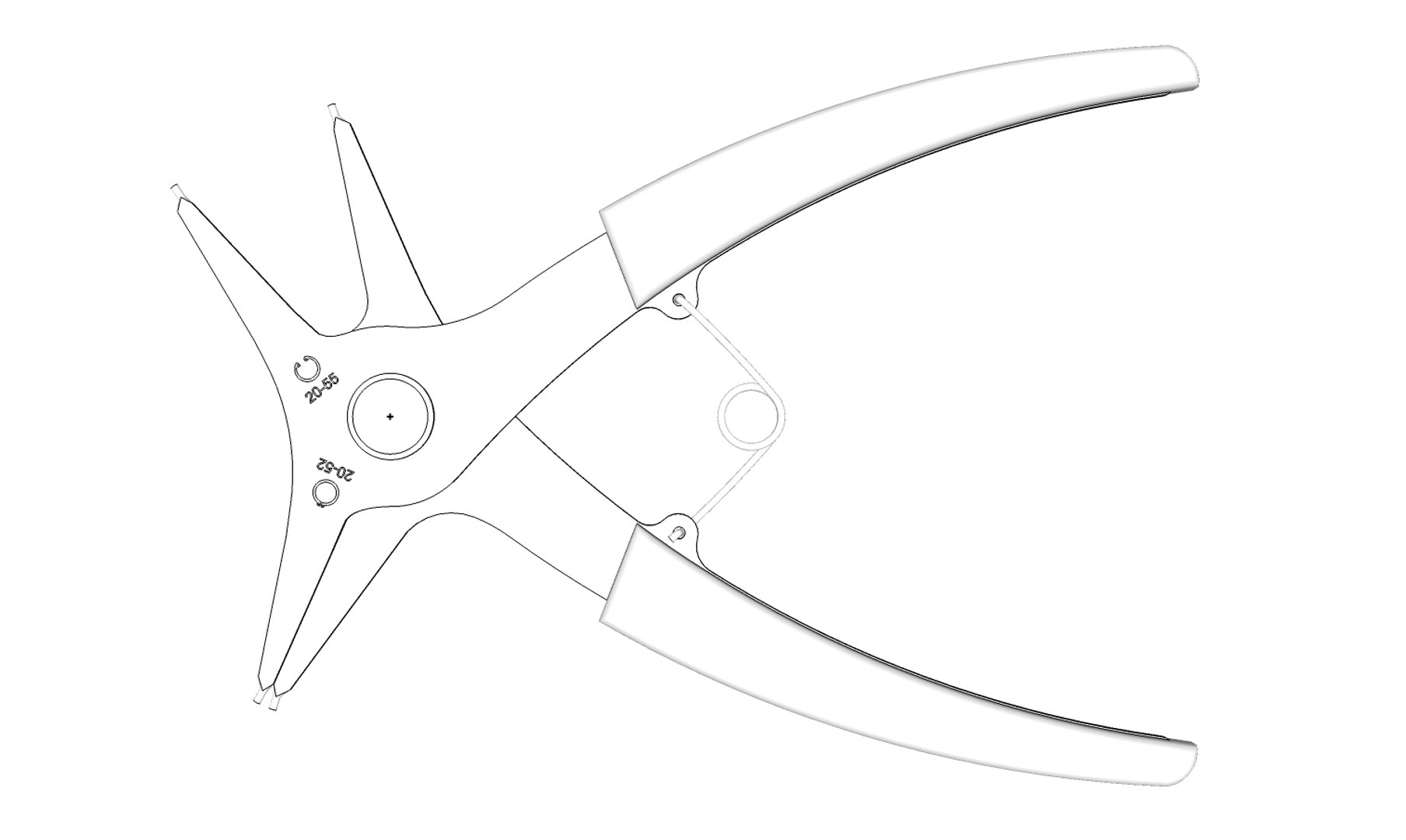 3D Pliers Circlip Model - TurboSquid 1660842