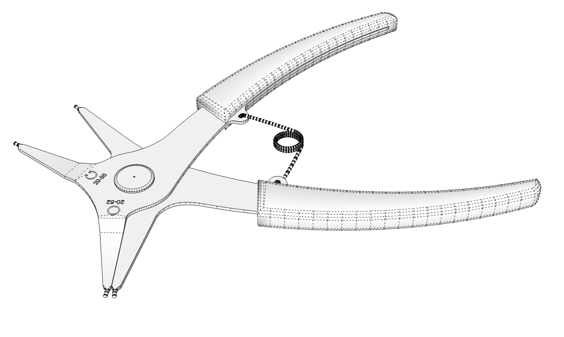 3D Pliers Circlip Model - TurboSquid 1660842