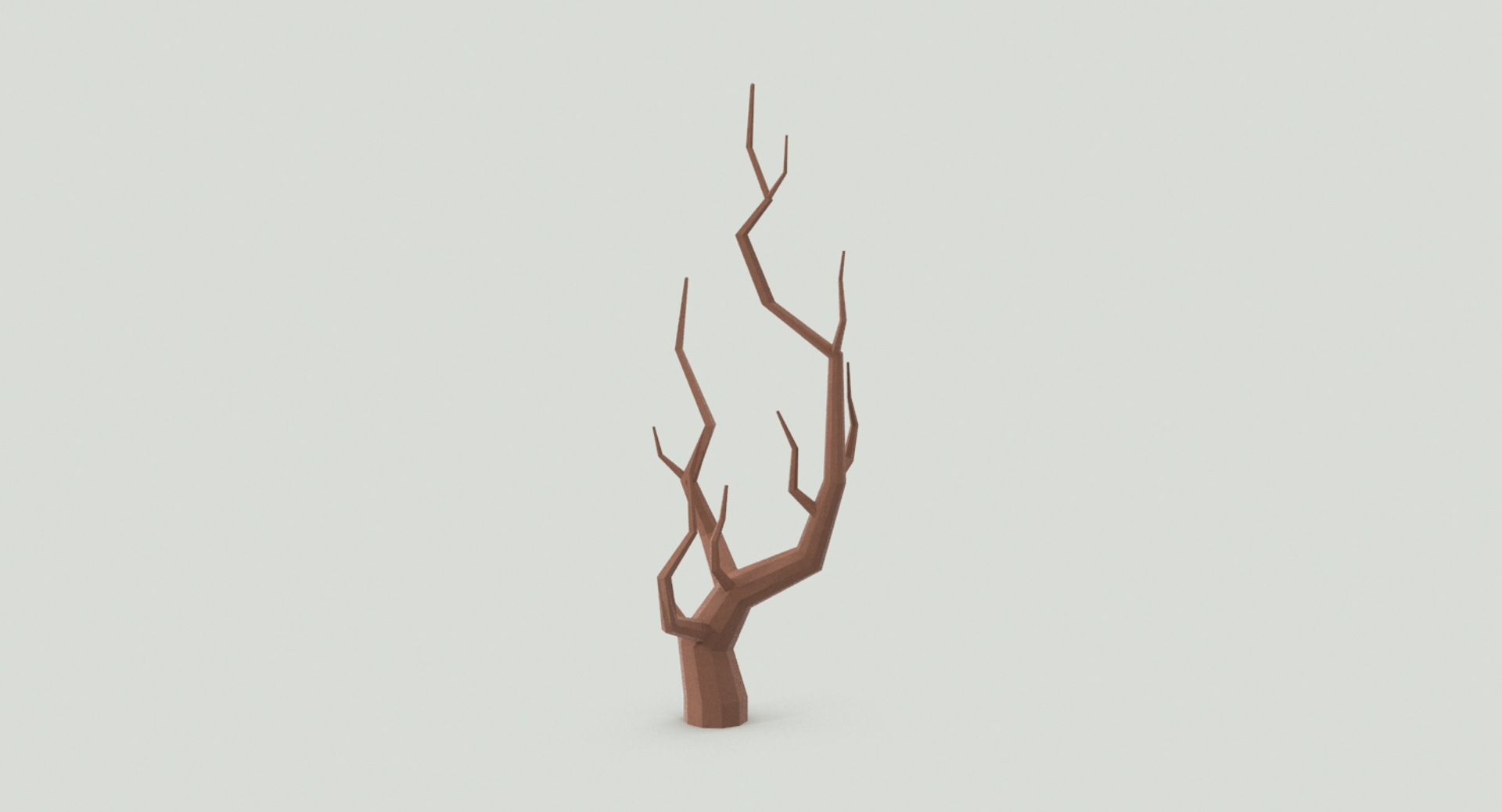 3d Model Bare Desert Tree 01