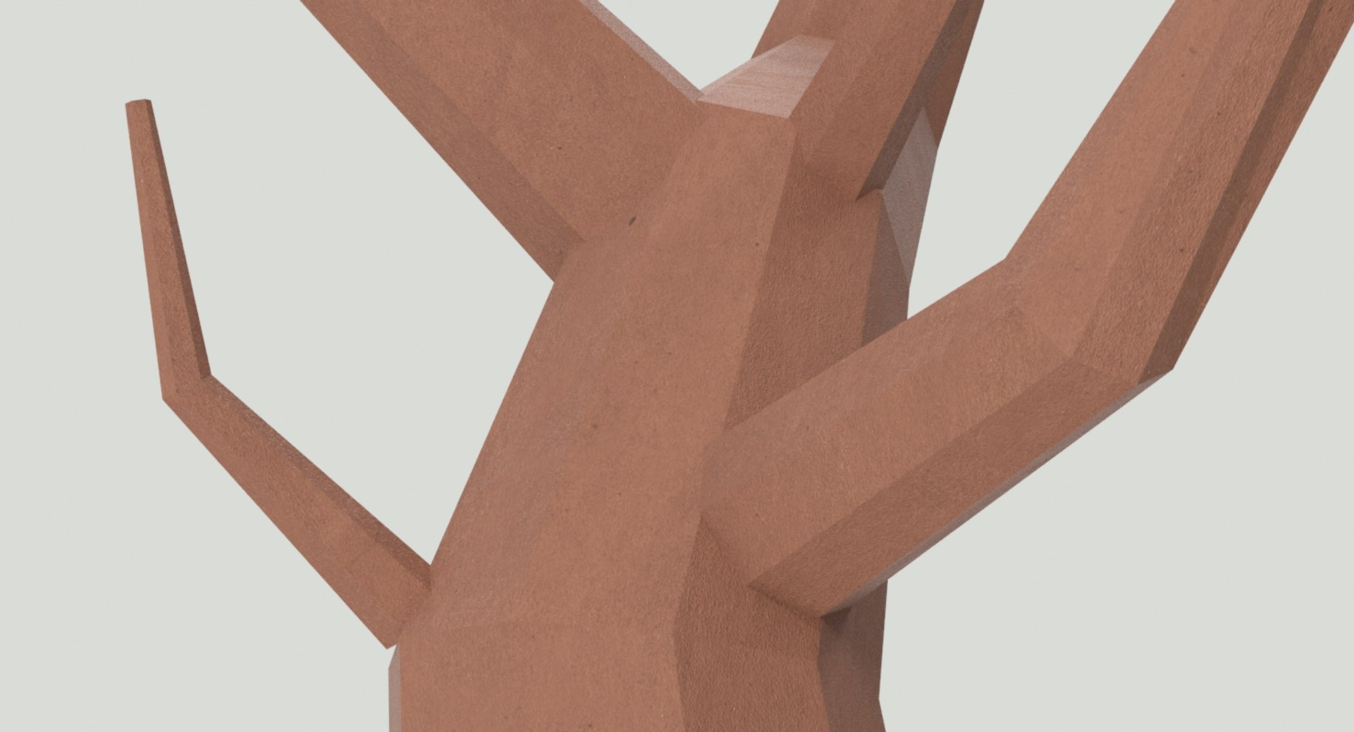 3d Model Bare Desert Tree 01