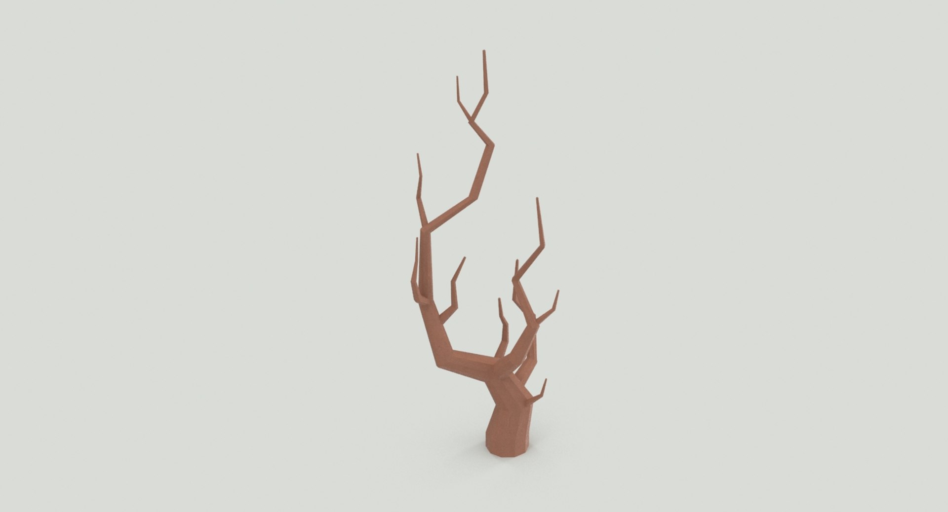 3d Model Bare Desert Tree 01