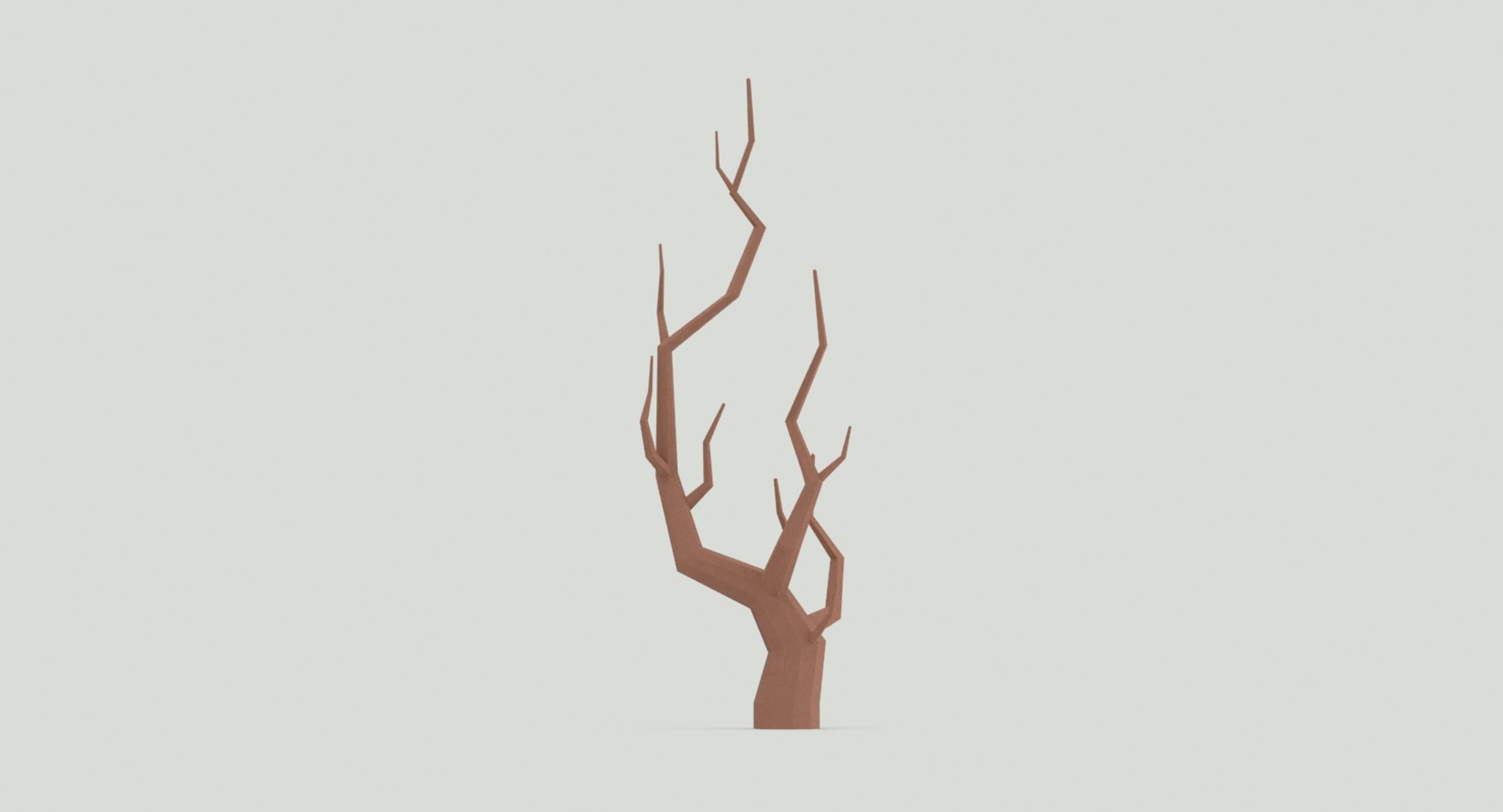 3d Model Bare Desert Tree 01