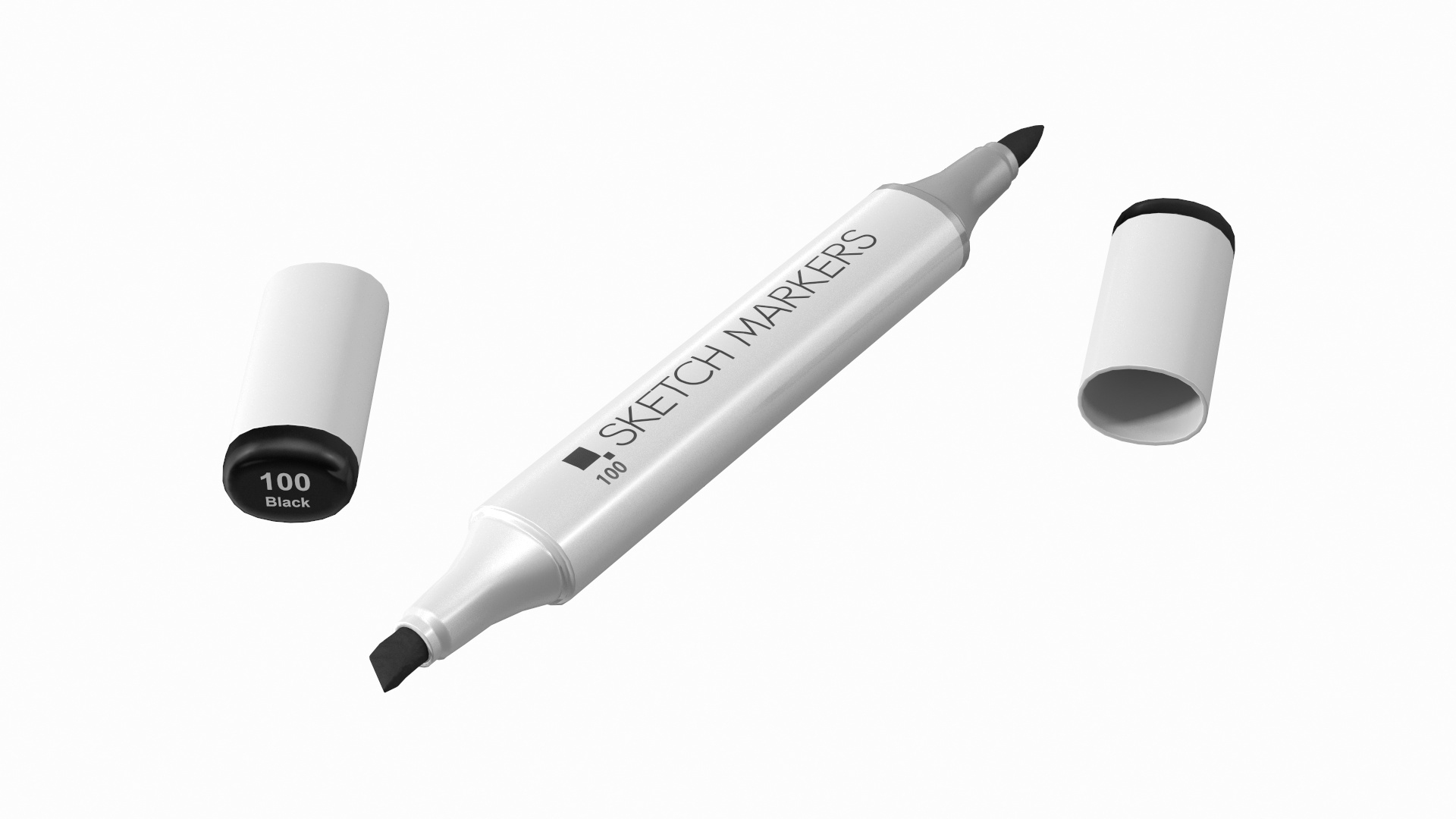 3D Generic Sketch Marker Open Model - TurboSquid 1875654
