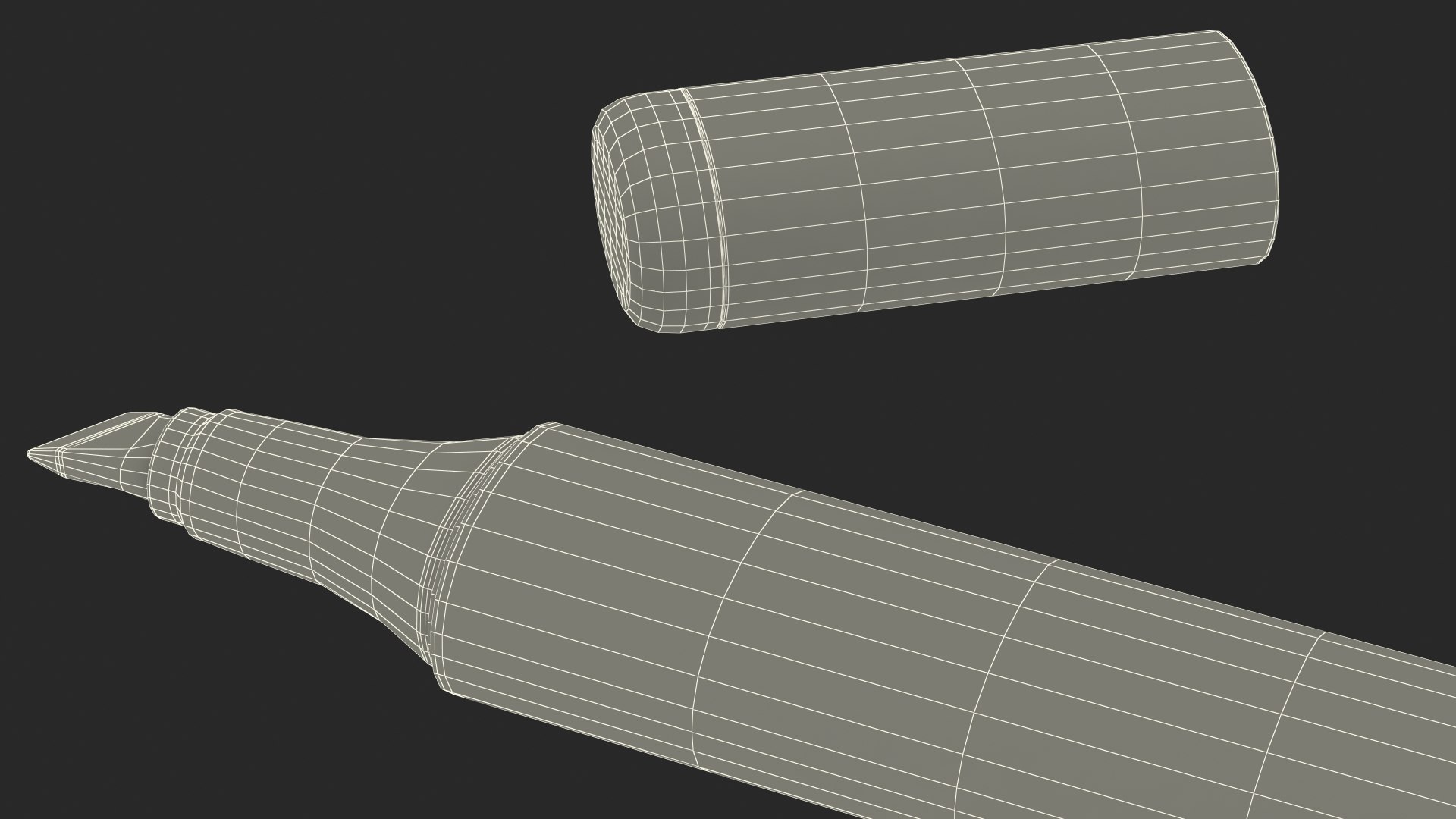3D Generic Sketch Marker Open Model - TurboSquid 1875654