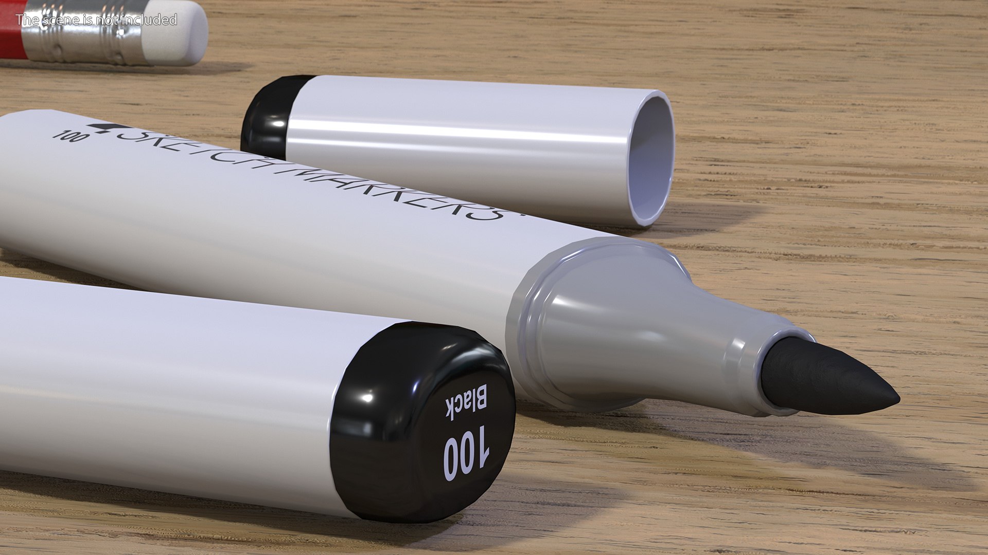 3D Generic Sketch Marker Open Model - TurboSquid 1875654