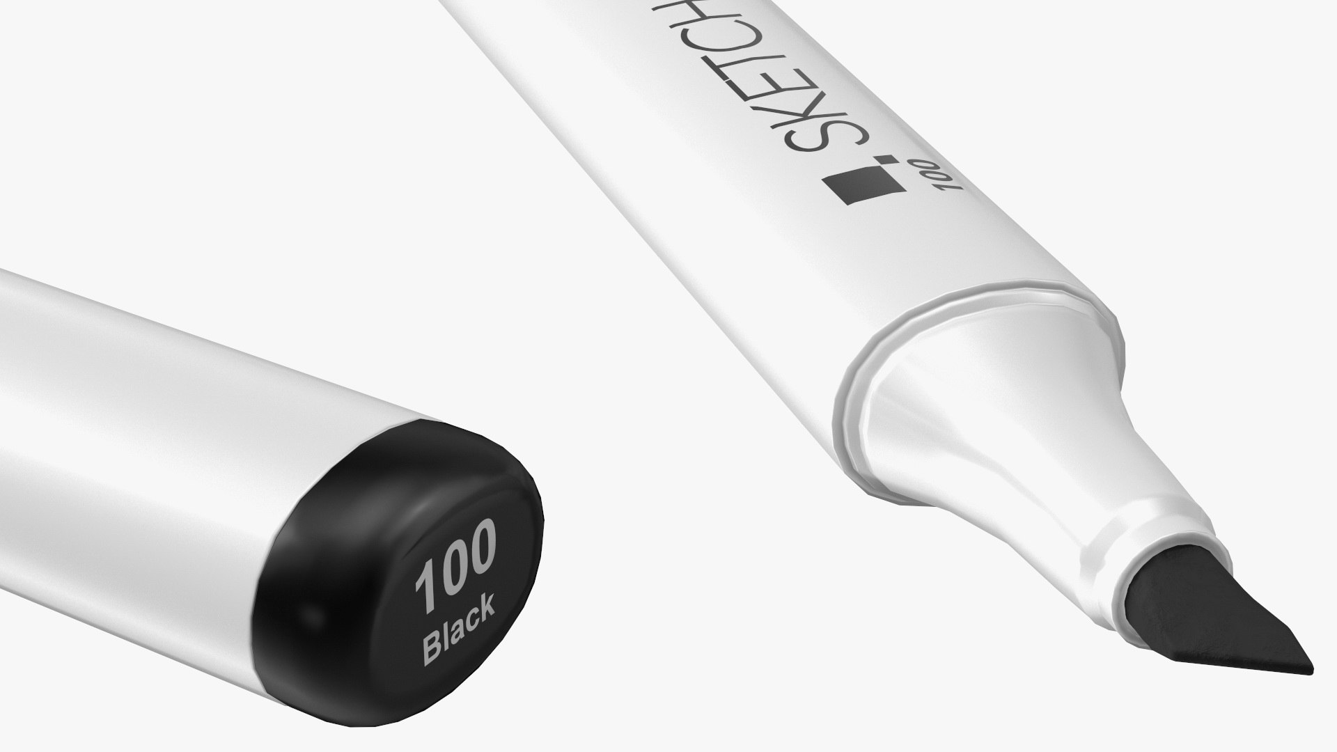 3D Generic Sketch Marker Open Model - TurboSquid 1875654