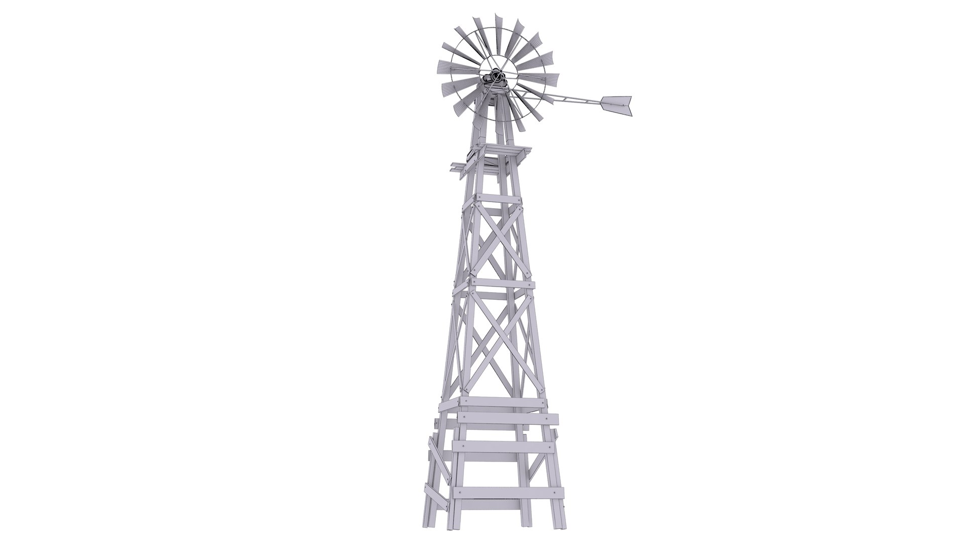 3D Wind Windmill - TurboSquid 1505355