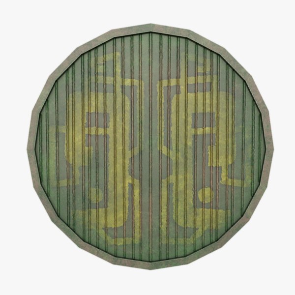 modelo 3d escudo maya - TurboSquid 2390720