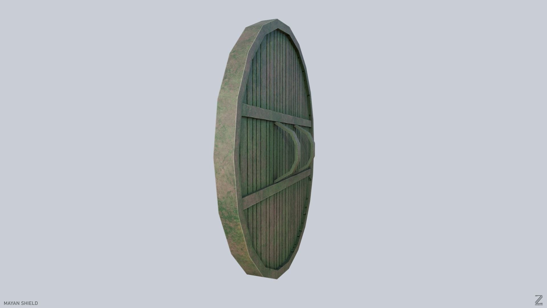 3D Mayan Shield - TurboSquid 2390720