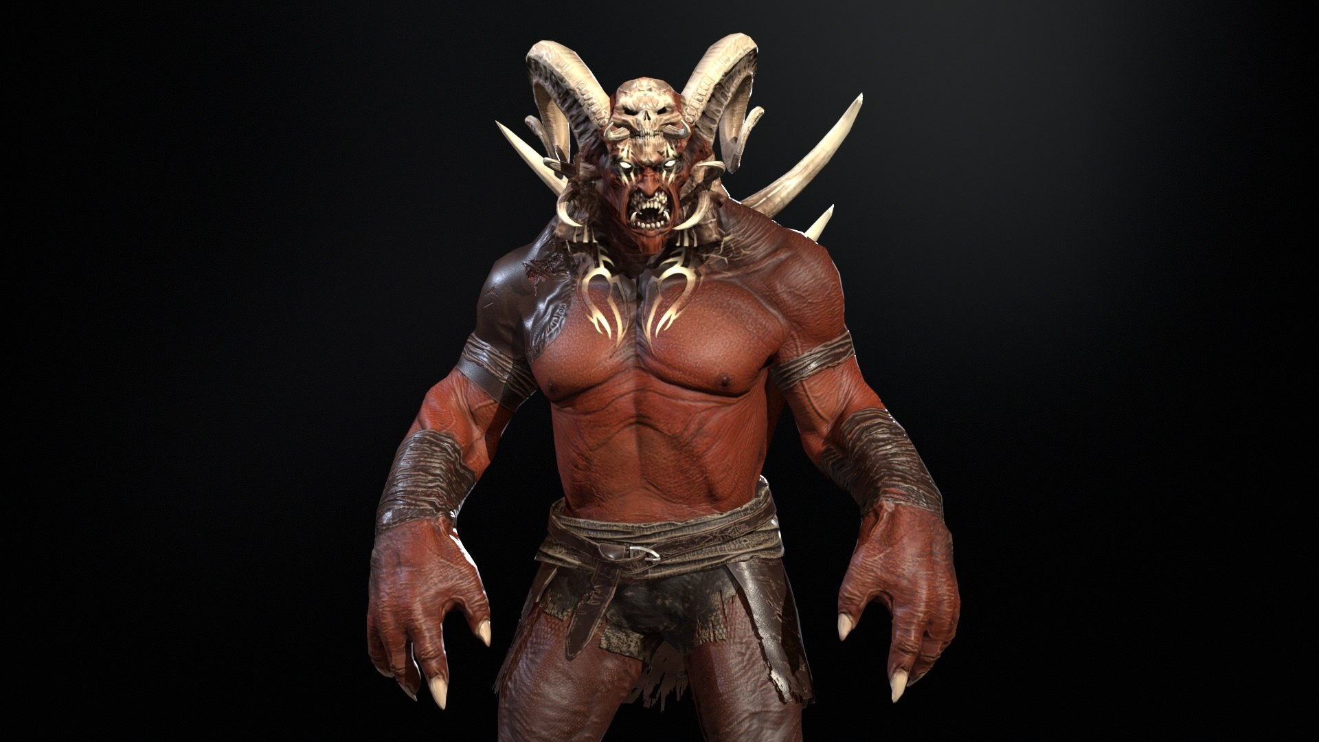 3D Demon Boss 3 model - TurboSquid 2039984
