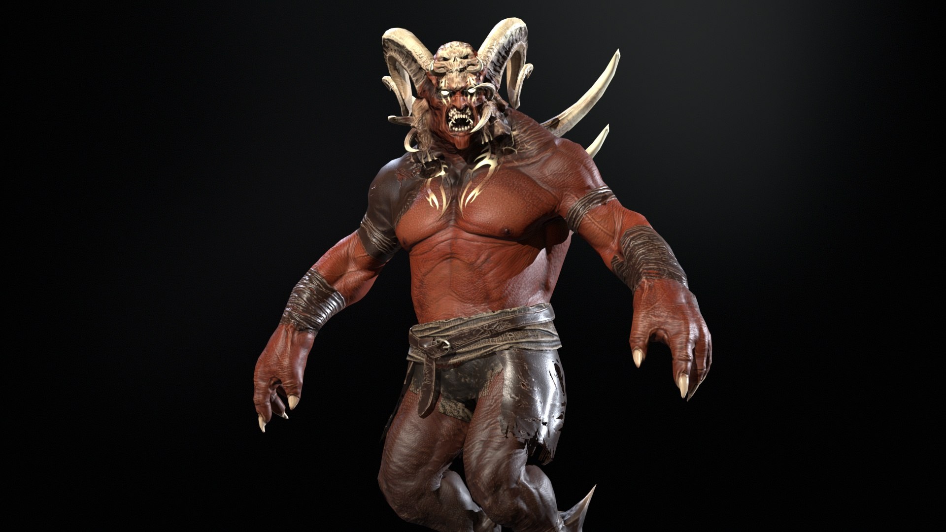 3D Demon Boss 3 model - TurboSquid 2039984