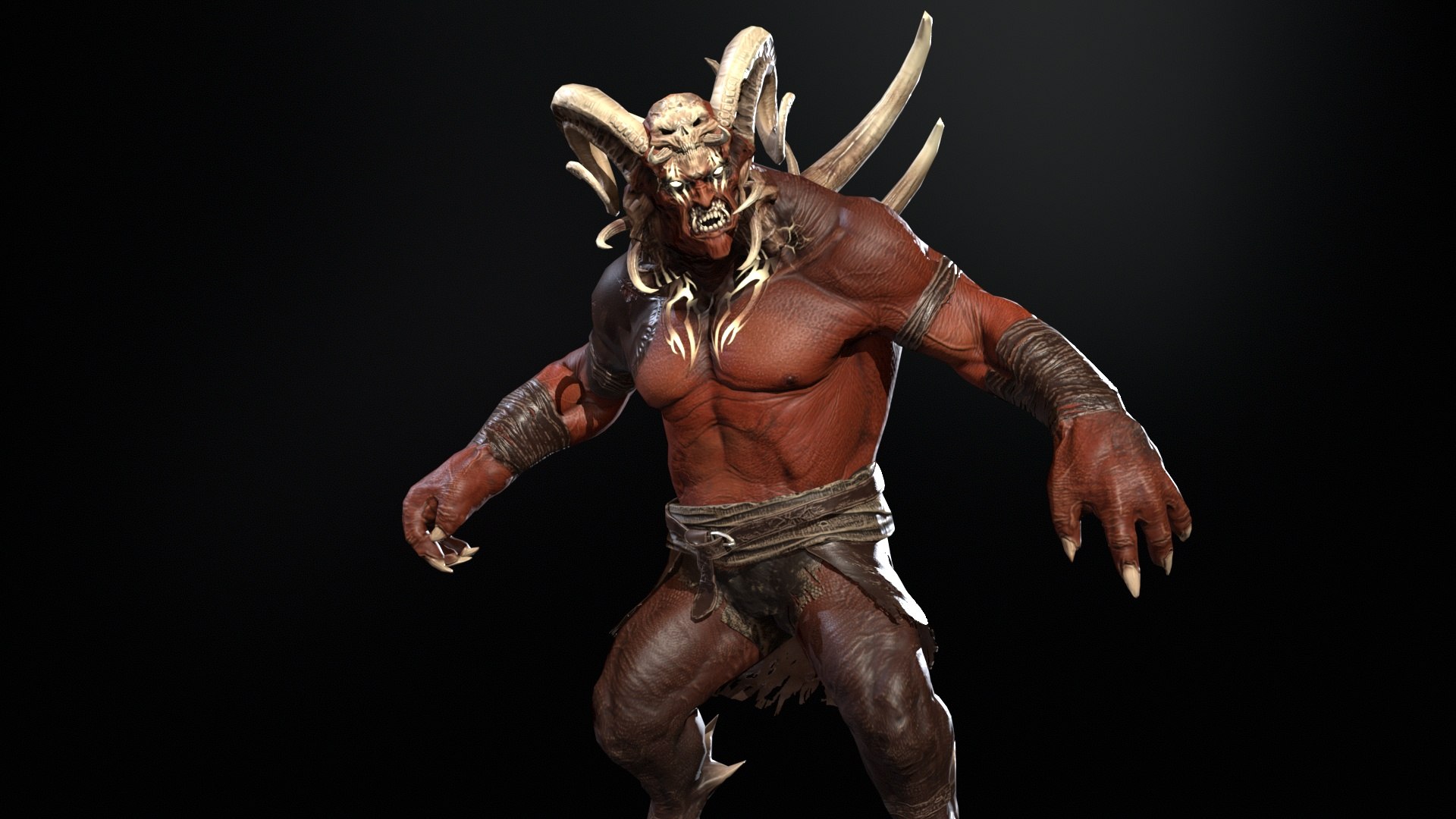3D Demon Boss 3 model - TurboSquid 2039984