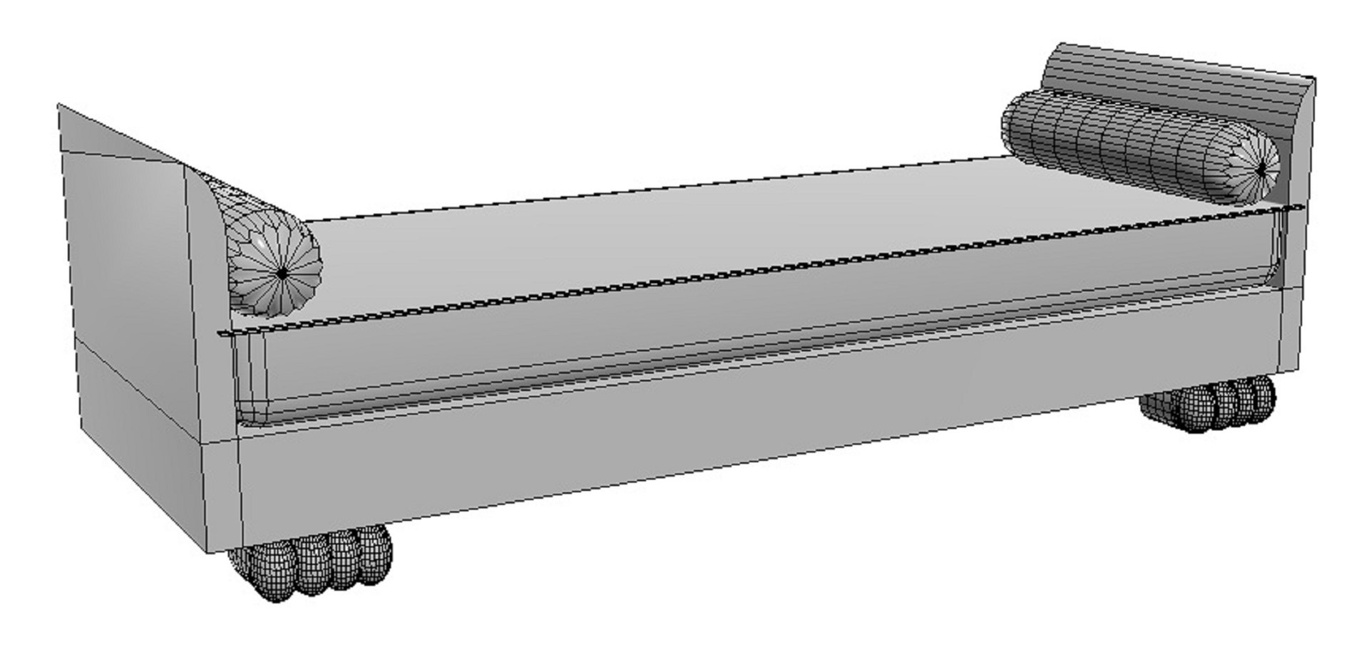 Diwan Cot Model - TurboSquid 1790868