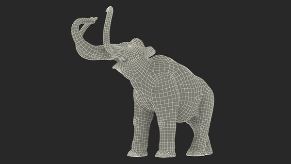 3D Mammoth Adult Roar Pose Fur - TurboSquid 1801998