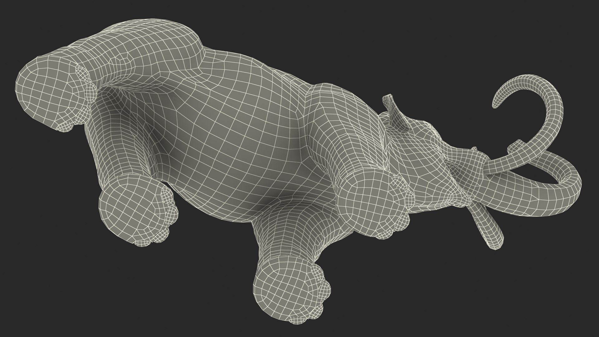 3D Mammoth Adult Roar Pose Fur - TurboSquid 1801998