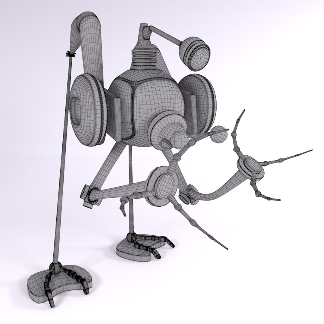 robot tr 3d model