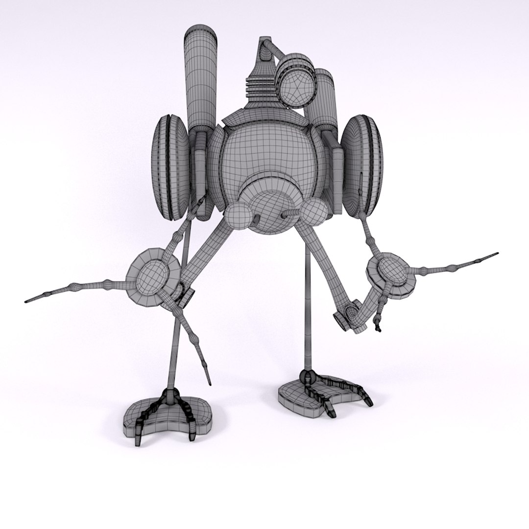 robot tr 3d model