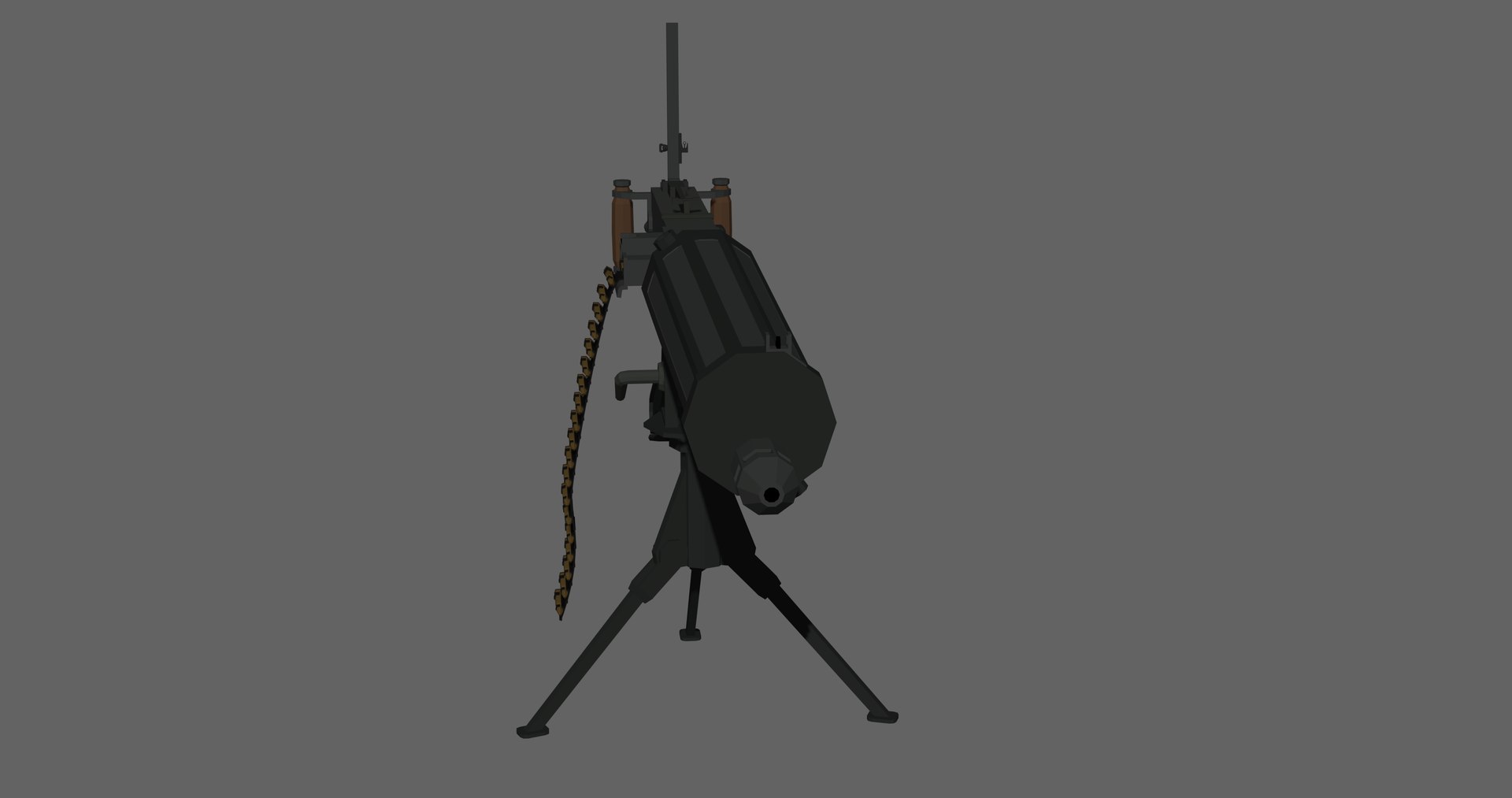 3D Vickers Machine Gun - TurboSquid 1582394