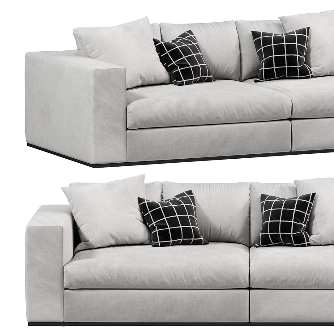 3D Model Hamilton Sofa By Minotti - TurboSquid 1947591