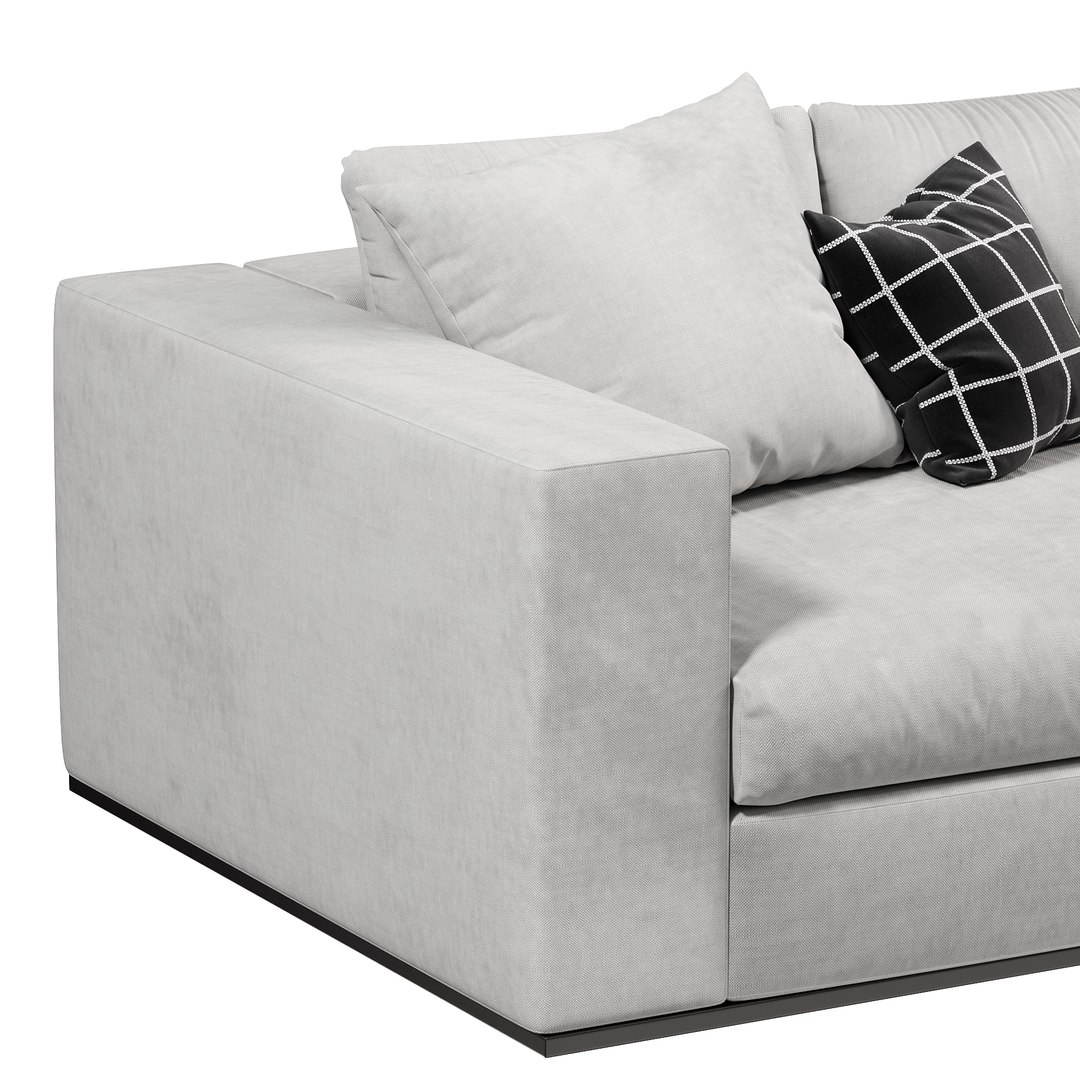 3D Model Hamilton Sofa By Minotti - TurboSquid 1947591