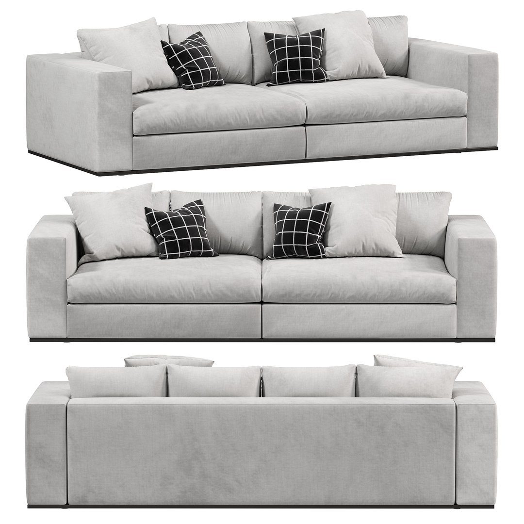 3D Model Hamilton Sofa By Minotti - TurboSquid 1947591