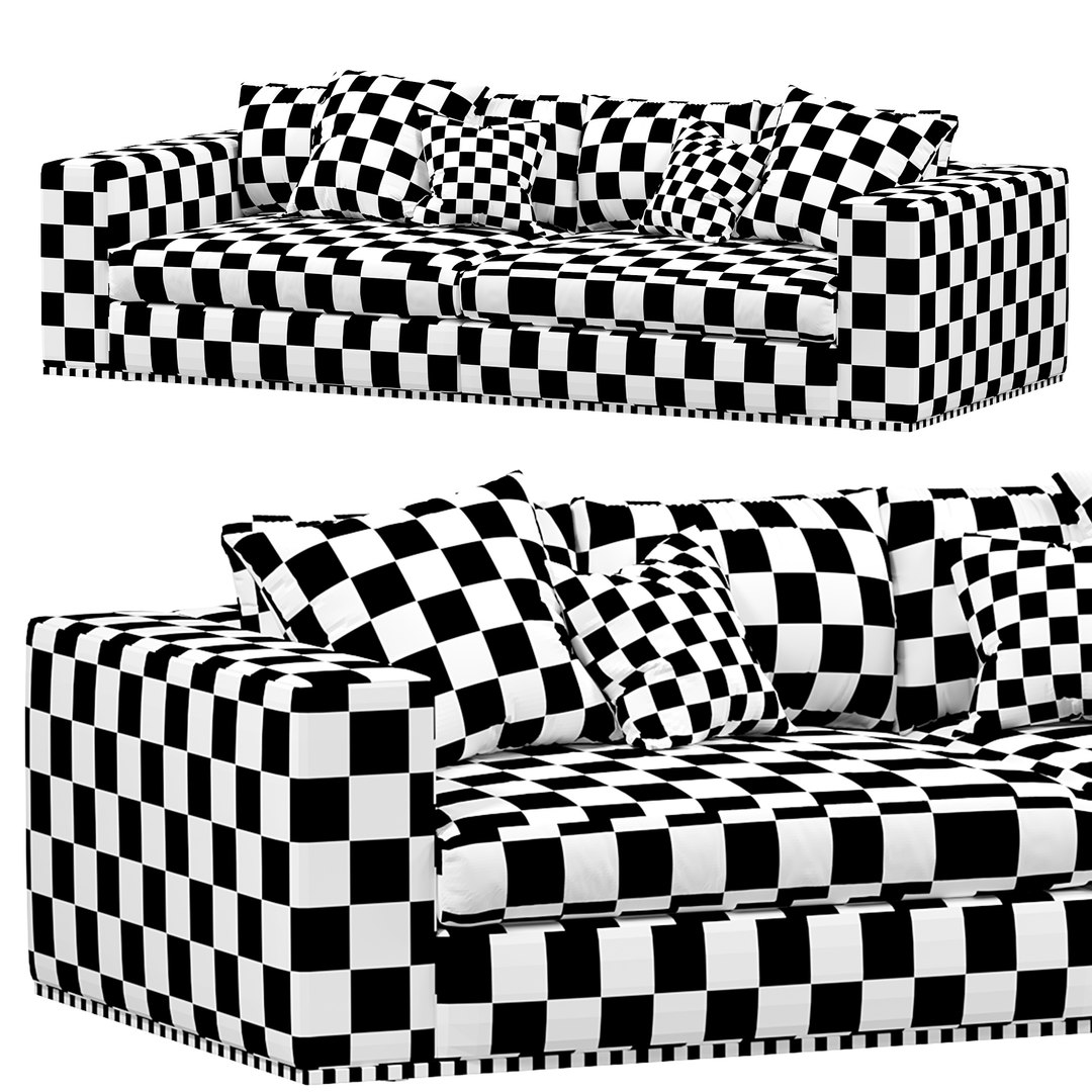 3D Model Hamilton Sofa By Minotti - TurboSquid 1947591