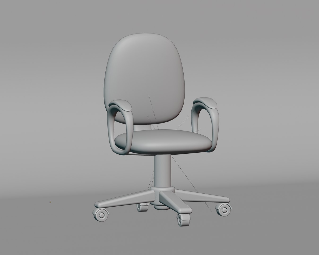Cartoon Office Chair 3D Model 3D Model - TurboSquid 2471796