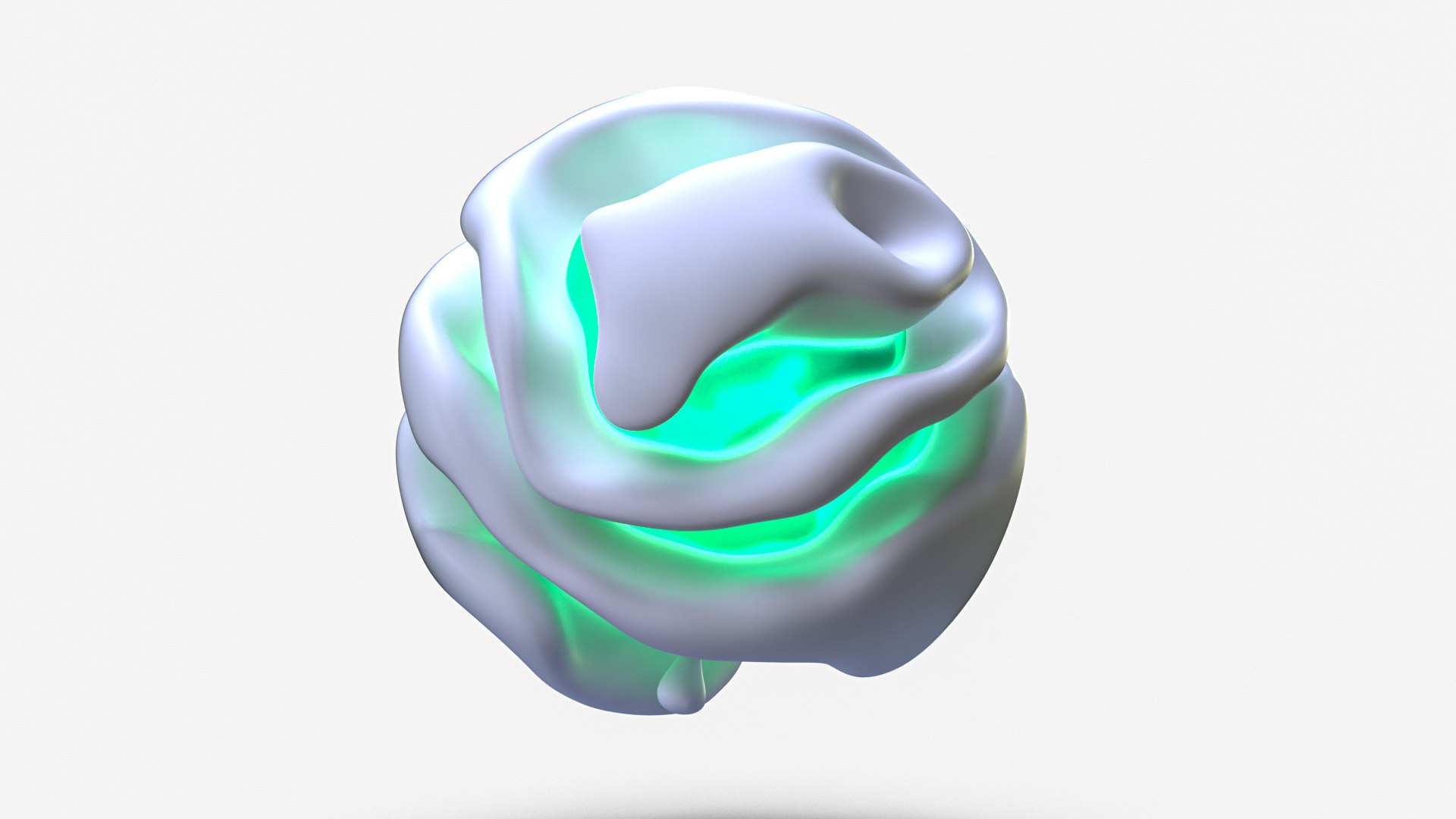 3D Modern Abstract Spherical Geometrical Sphere Orb 3D Model ...