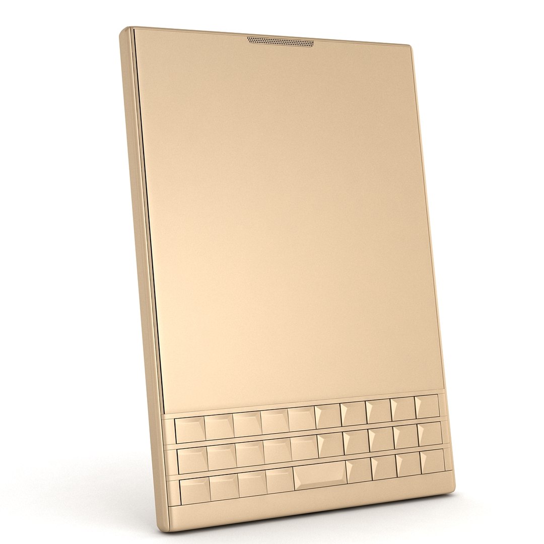 3d Black Berry Passport