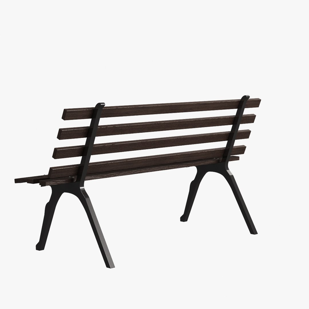 3d garden bench