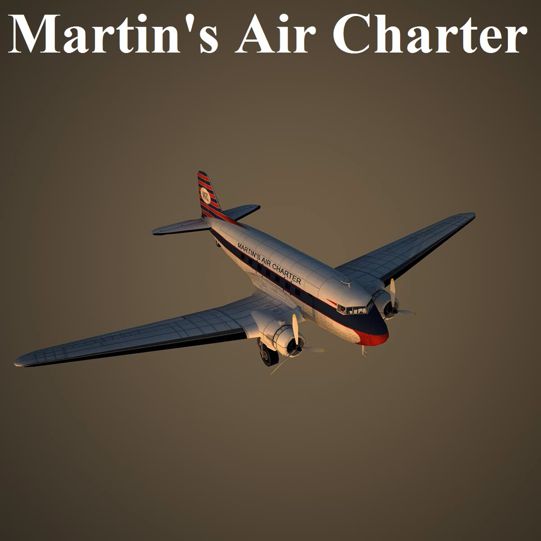 Douglas Dc-3 3 3d Model