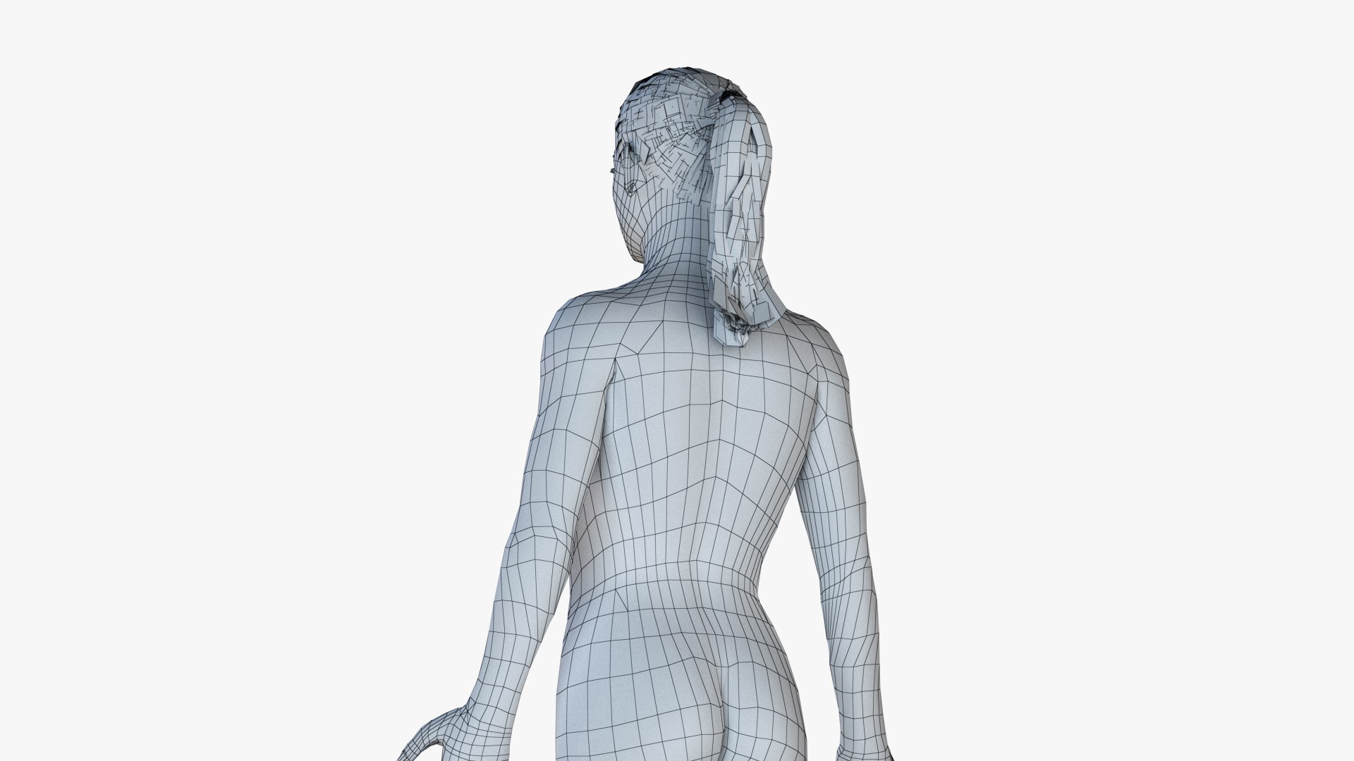 3D Human Female Body Polys Model - TurboSquid 1523958