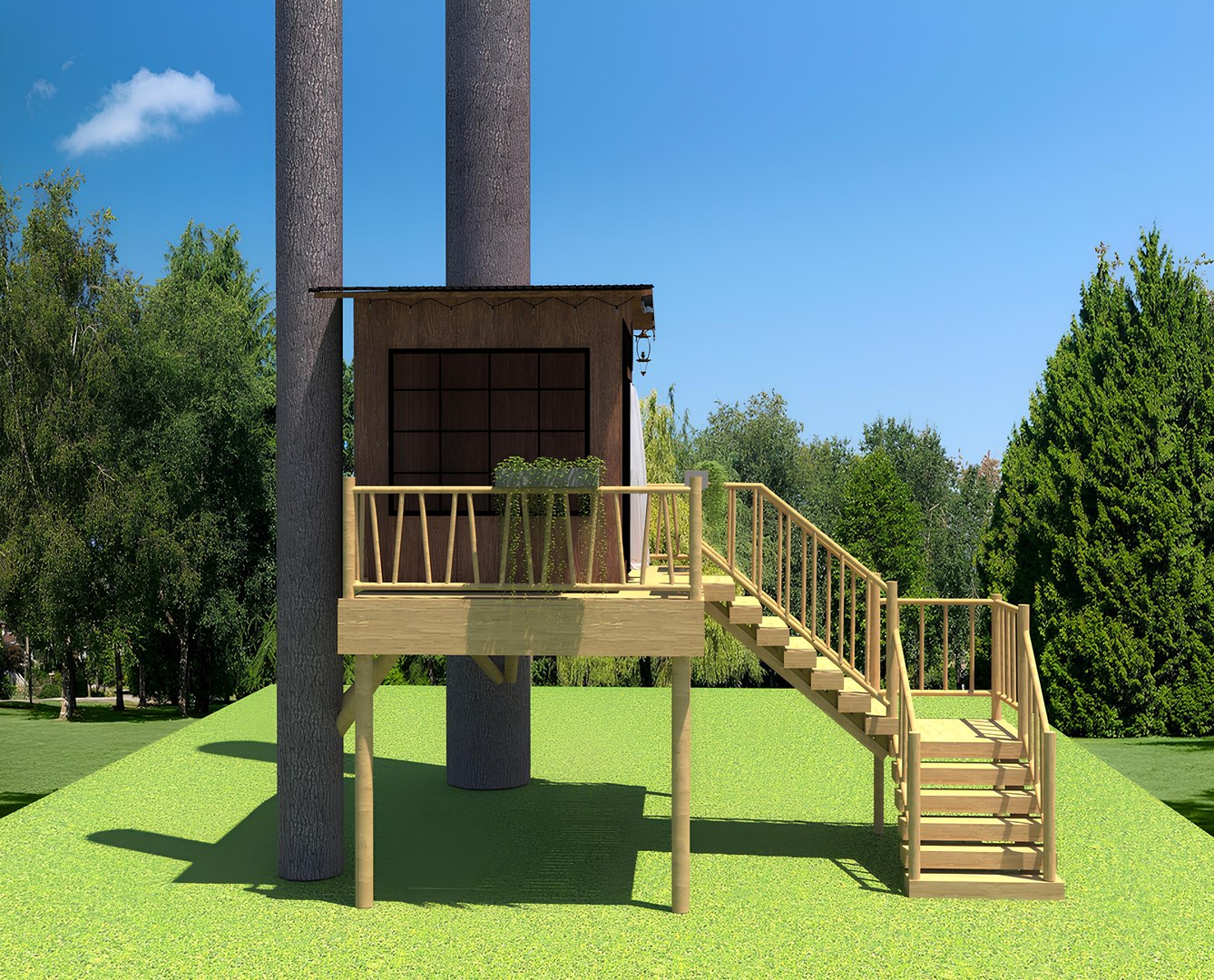 3D Tree House - TurboSquid 2242215
