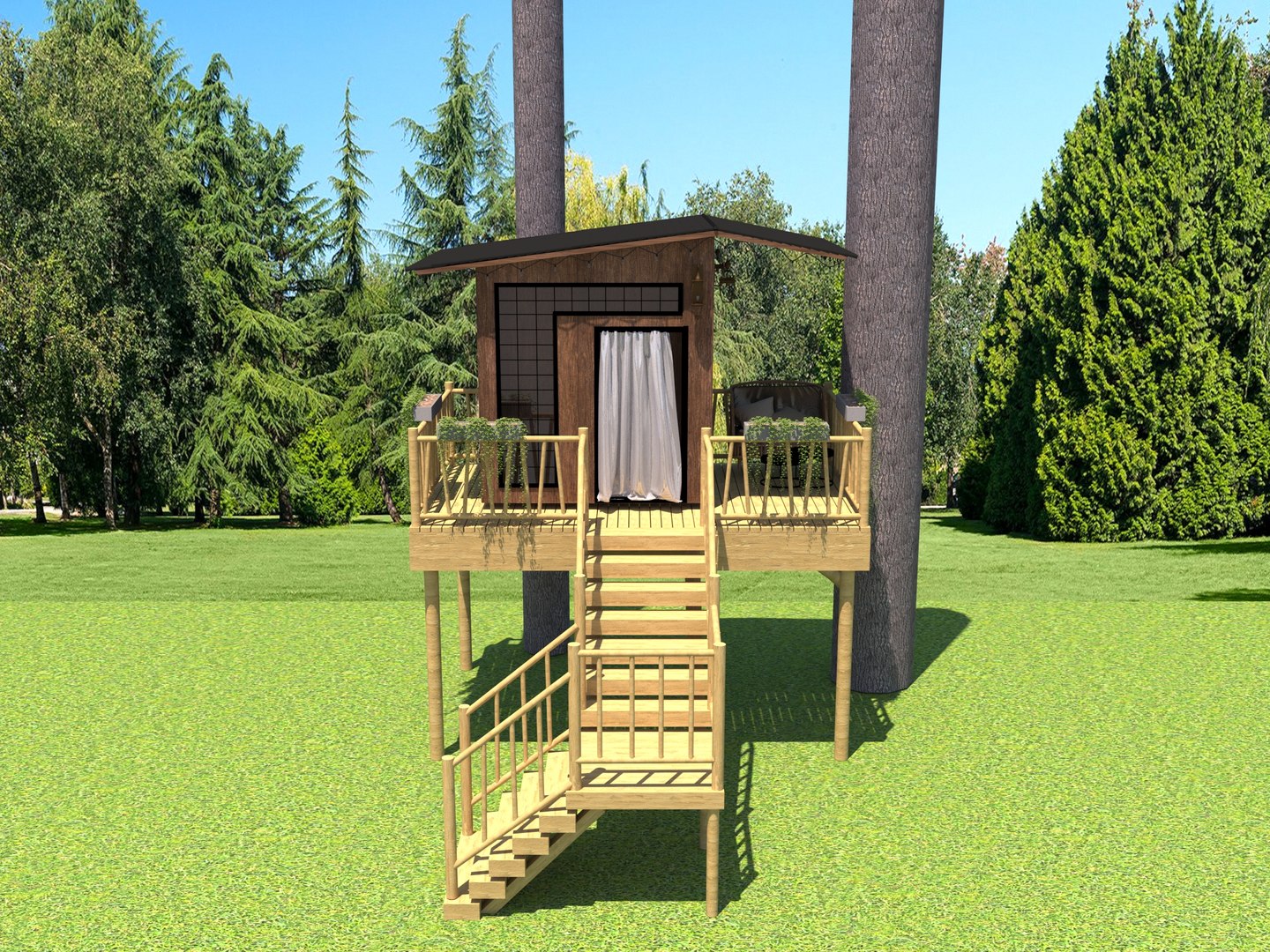 3D Tree House - TurboSquid 2242215