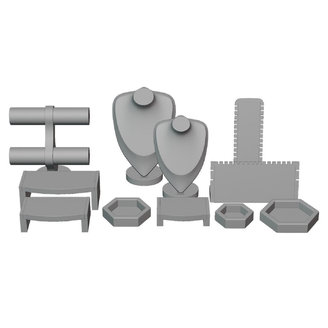 3D Jewelry Stand Vol 1 3D Print Model - TurboSquid 2165783